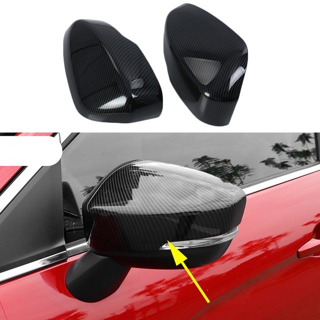 Side Rearview Wing Mirror Cover Cap Trim For Mitsubishi Eclipse Cross ...