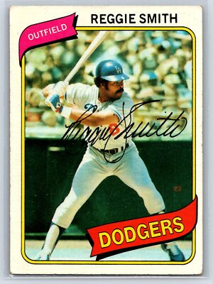 1980 Topps #695 Reggie Smith Los Angeles Dodgers | eBay