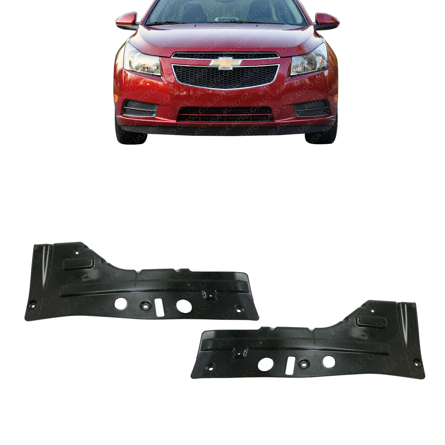 Engine Splash Shields Set For 2011-2016 Chevrolet Cruze | eBay