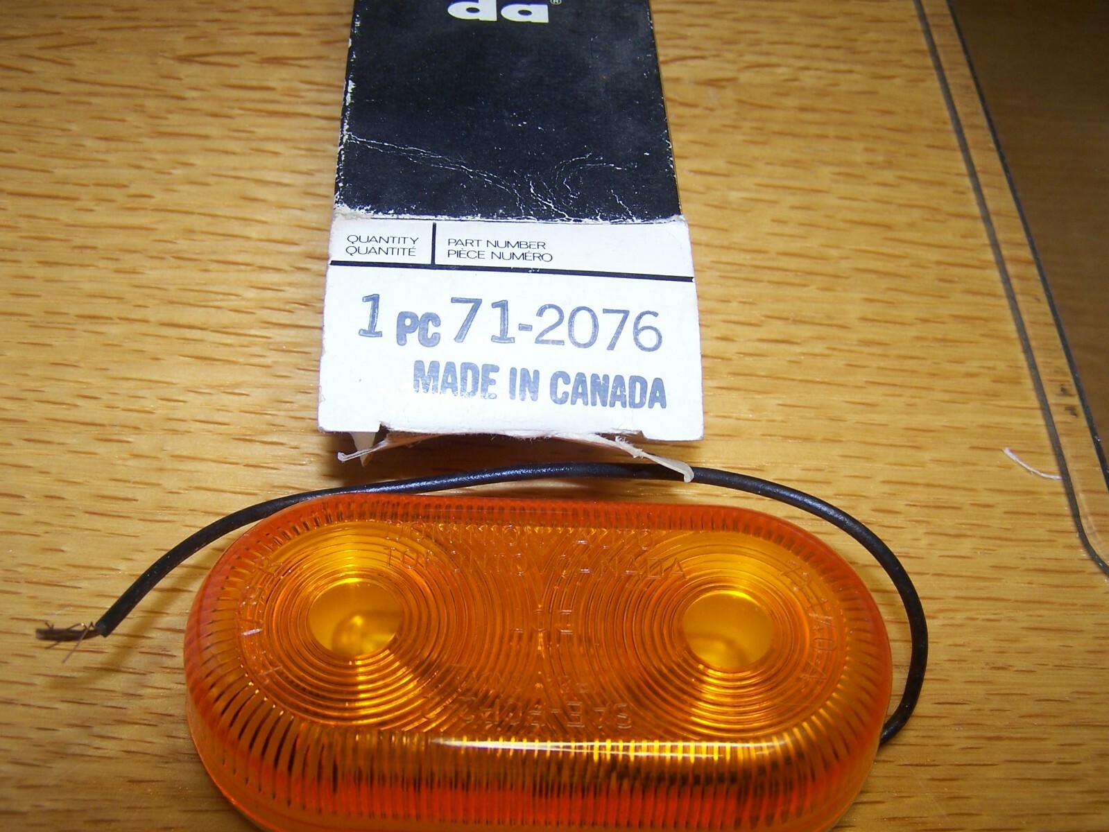 NIB Dominion Automotive 71-2076 Amber Marker Light Lamp | eBay