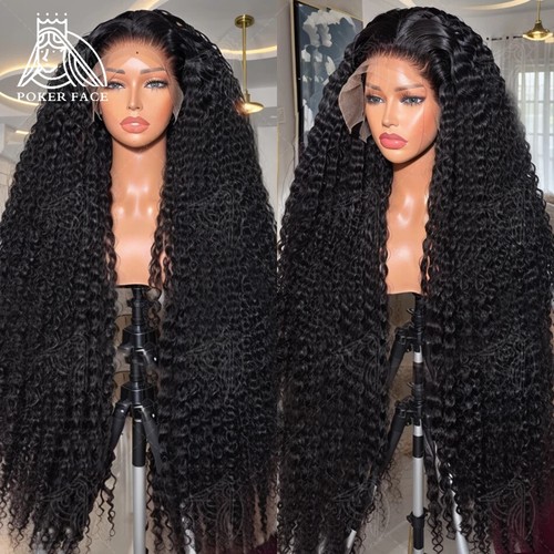 Deep Wave 13x4 13X6 Lace Front Human Hair Wig Brazilian Hair HD ...