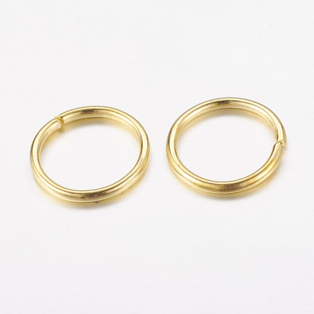 Jump Rings for Jewellery Making Closed Jump Rings Unsoldered Gold ...