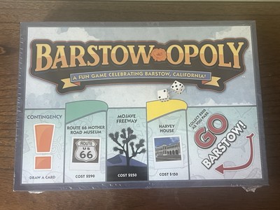 Barstow Poly Board Game California Harvey House Brand New Sealed | eBay