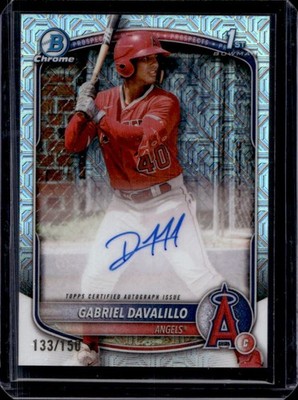 2025 Bowman Chrome Gabriel Davalillo Auto HTA Choice Refractor 1st #133 ...