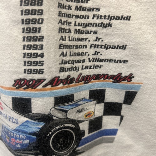 1998 Indy 500 winners shirt. Arie Luyendyk | eBay