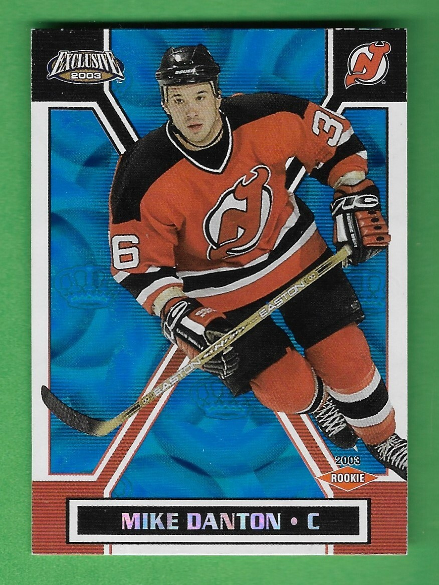 MIKE DANTON 2002 PACIFIC EXCLUSIVE BLUE SP ROOKIE RC INSERT CARD #'D ...