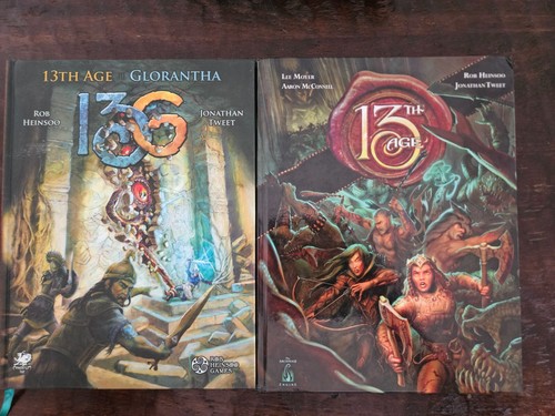 Used 13th Age Basic Book and 13th Age Glorantha | eBay