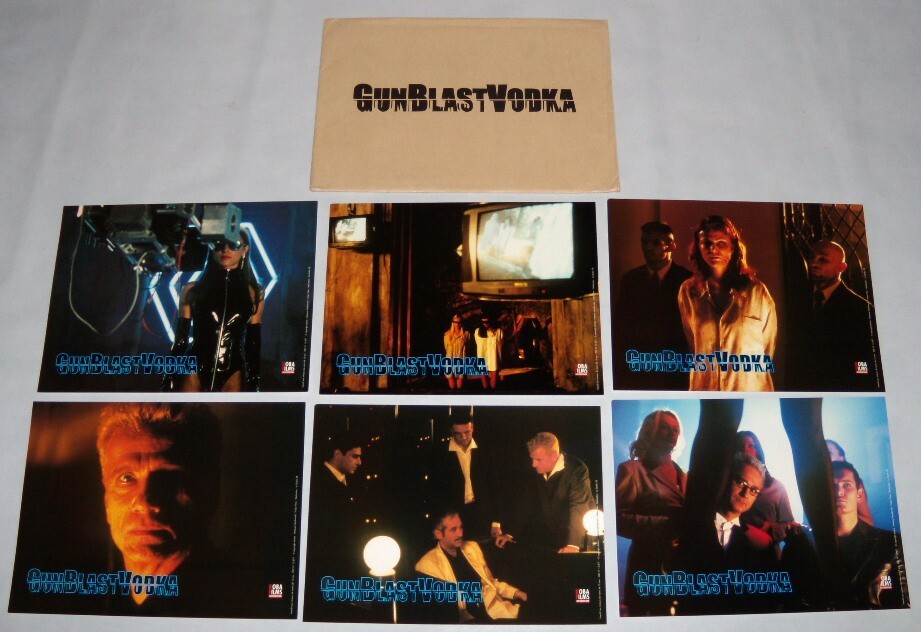 GUNBLAST VODKA Jürgen Prochnow Angie Everhart Götz Otto 6 FRENCH LOBBY ...