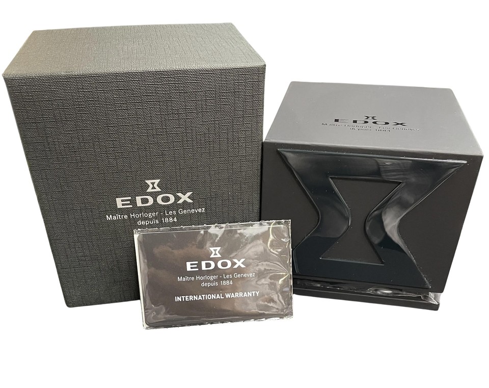 Edox Chronorally 1 Steel 45mm Blue Dial Automatic Men Watch 80094-3NM ...