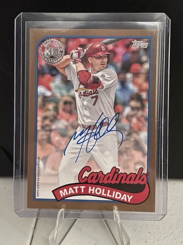 2024 Topps Series 2 - 1989 Autographs Gold - Matt Holliday #89BA-MH /50 ...