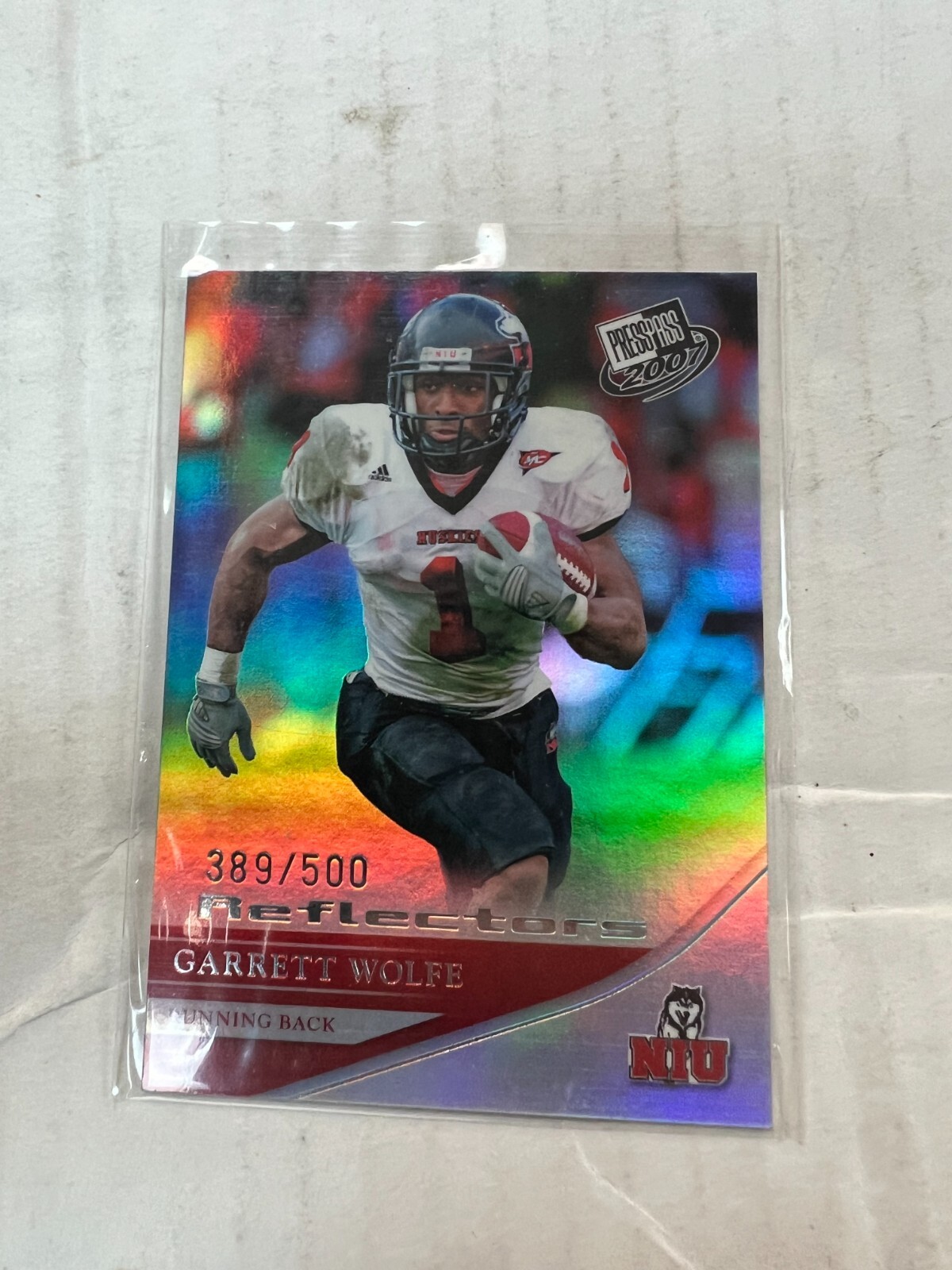 Garrett Wolfe 2007 Press Pass Reflectors Rookie #21 #389/500 NrMt | eBay