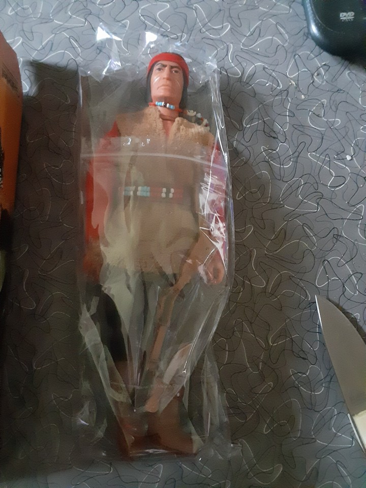 Lone Ranger Red Sleeves figure complete MINTY in bag w/ repro box ...