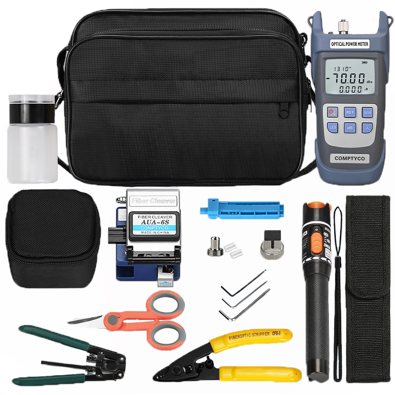 Optical Power Meter Fiber Optic Tool KIT FTTH Testing/maintenance/ peel ...