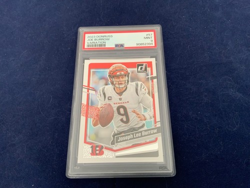 Joseph Lee Burrow Variation #57 2023 Donruss PSA-9 | eBay
