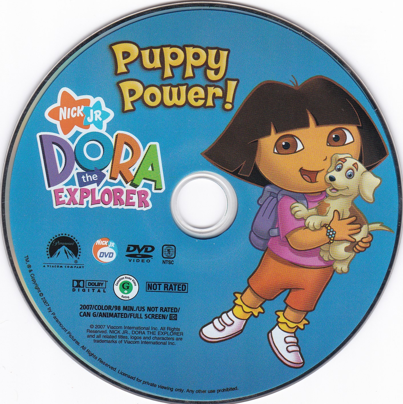 Dora the Explorer: Puppy Power! (2007, DVD) **DISC ONLY** | eBay