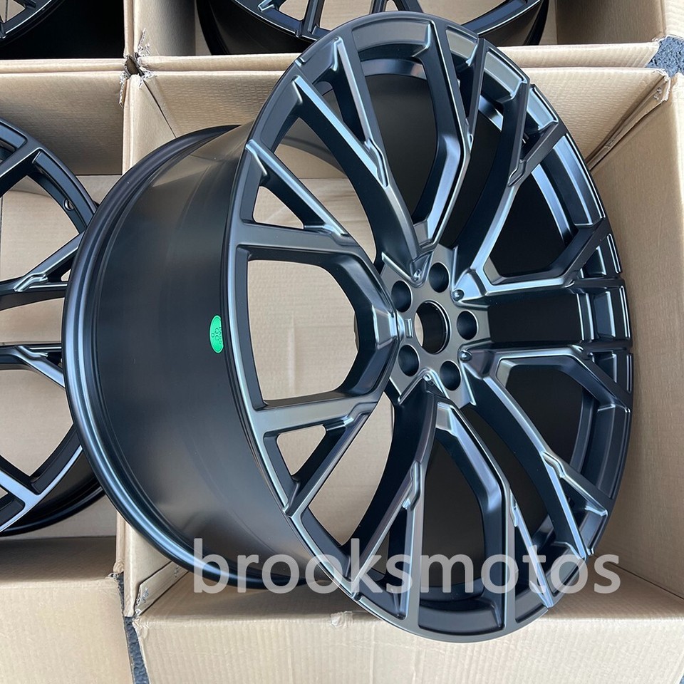 2020+ BMW F95 X6M X5M 21x10.5 22x11.5 Forged Wheels Rims Matt Black ...