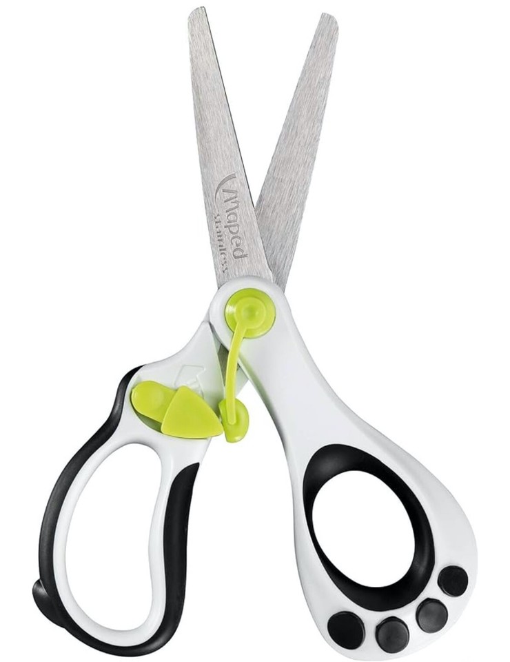 Maped Koopy Spring-Assisted Educational Scissors, 5 in Set of 20, Green ...