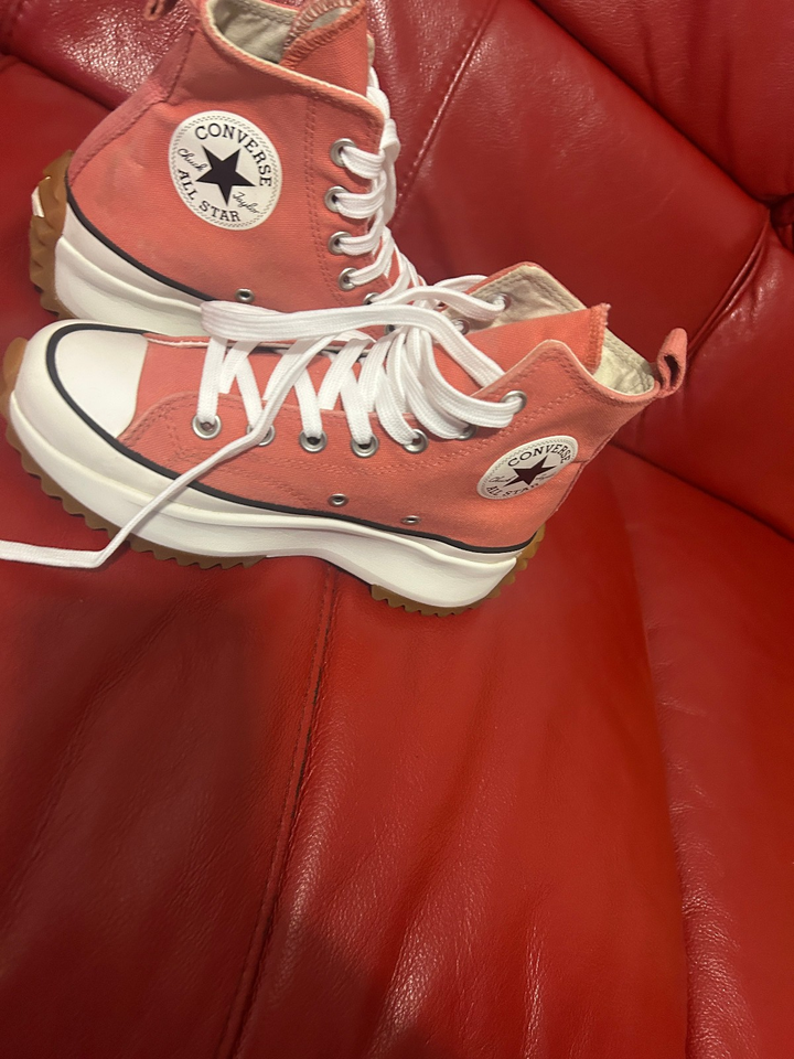 Converse Womens Trainers Size UK 4 Run Star Hike Beige Platform ...