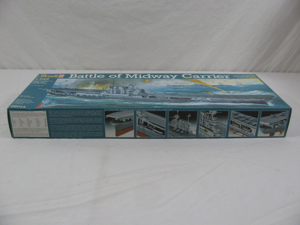 Revell 1/542 Battle of Midway Yorktown Class Aircraft Carrier Model ...