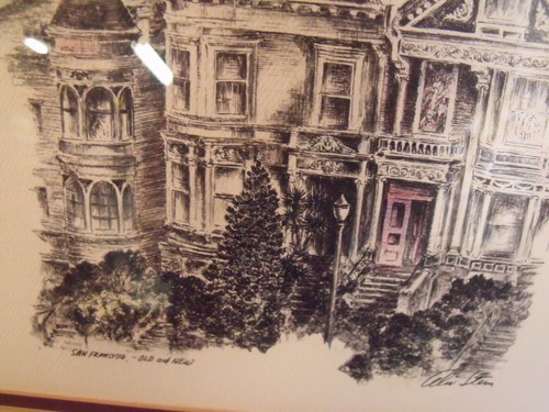 Vintage Alec Stern Etching Signed Print 'SAN FRANCISCO OLD AND NEW' | eBay