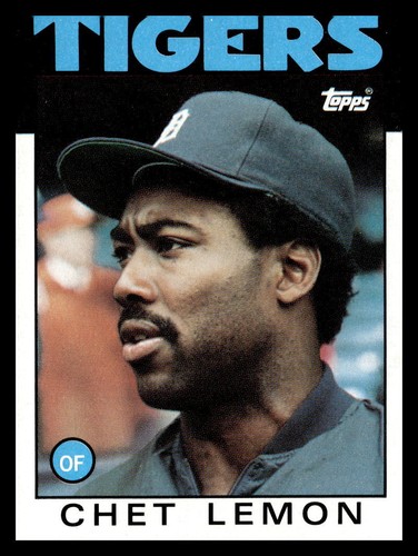 1986 Topps #160 Chet Lemon Detroit Tigers Baseball Card | eBay