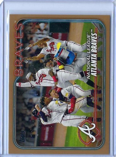 2024 Topps Atlanta Braves Gold Foil #154 Braves B159 | eBay