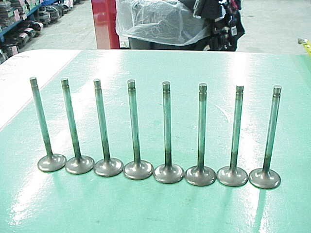 8 HMS Enforcer 11/32 Stainless Spec Engine Exhaust Valves 1.600" - 5. ...