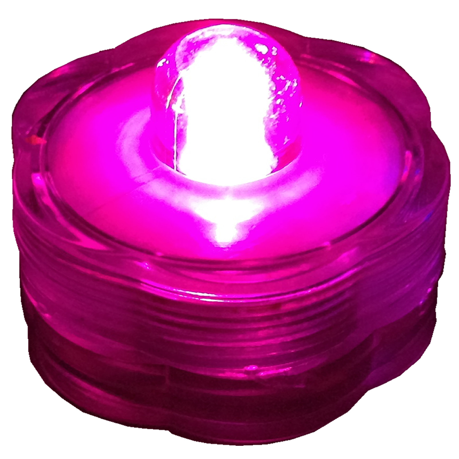 24 Pack PINK Submersible Waterproof Underwater Battery LED Tea Light ...