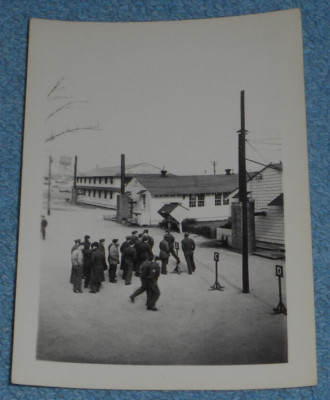 WWII Photo US Soldiers In Line At Unknown Army Air Force Base 321st ...