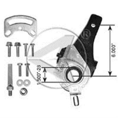 Haldex 40010212 type air brake slack adjuster replacement for Haldex ...