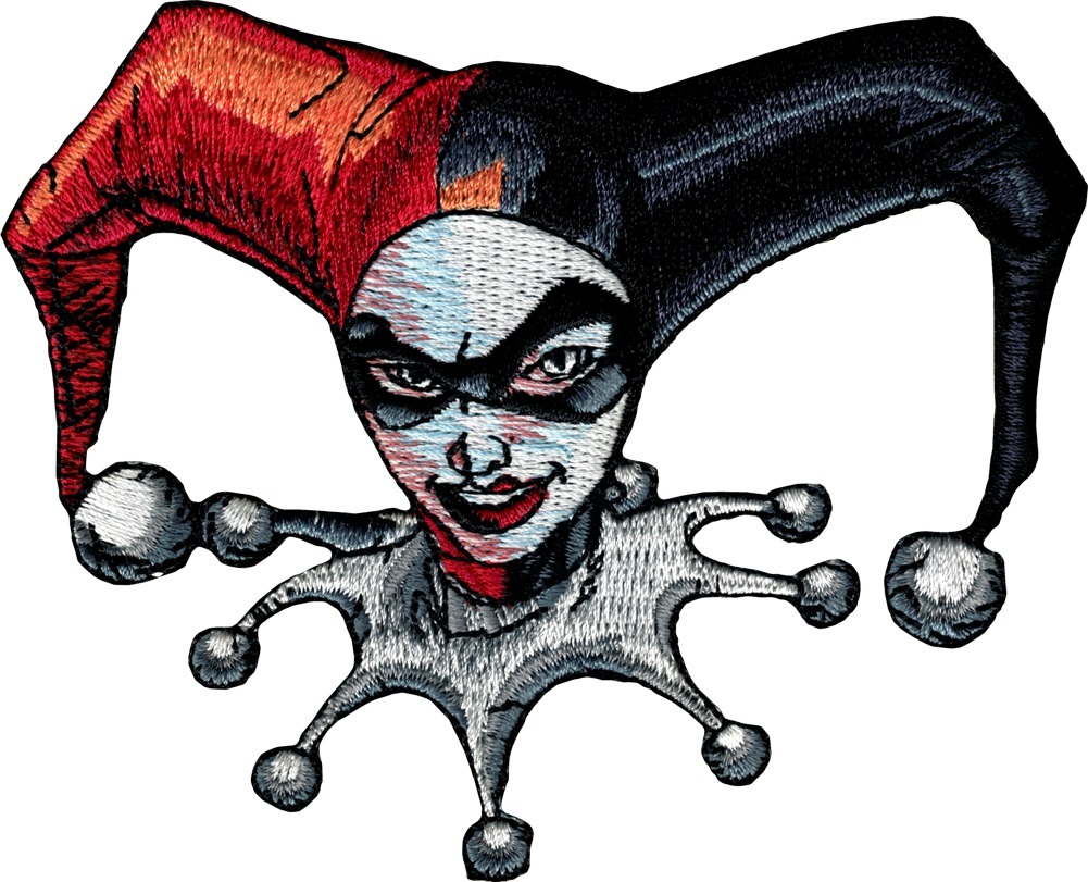 Patch - Harley Quinn Headshot Batman Joker DC Comics Embroidered Iron ...