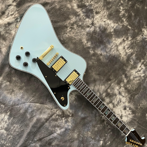 Firebird Electric Guitar Baby Blue H-H Pickups Rosewood Fretboard Free ...