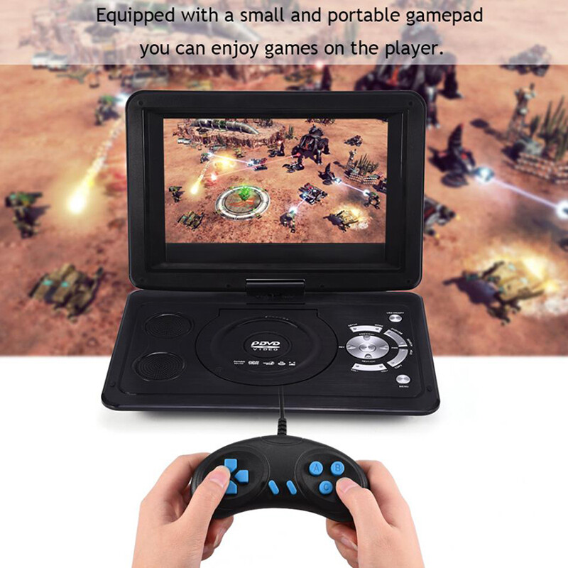 13.9'' LCD Widescreen DVD Player Movie CD Player w/Game Joystick+Remote ...