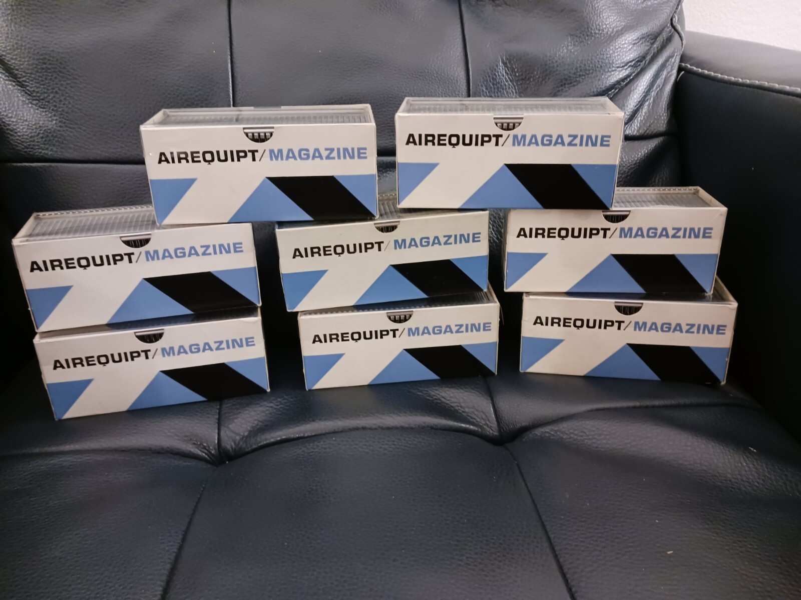 8 Airequipt Automatic Slide Projector Magazines 2x2, 36 Slides Changer ...