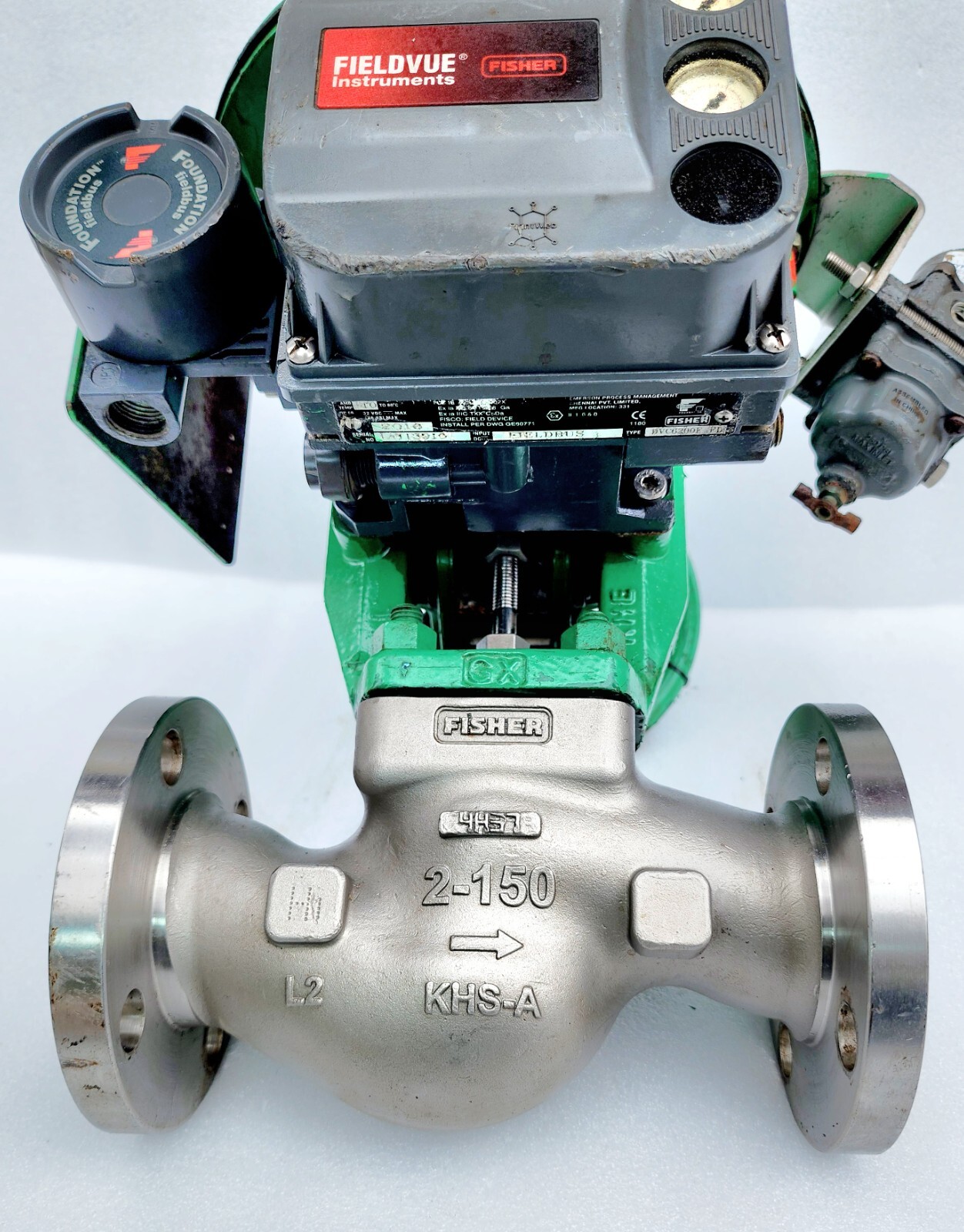 Fisher GX Control Valve And Actuator System/DVC6200F FD Digital Valve ...
