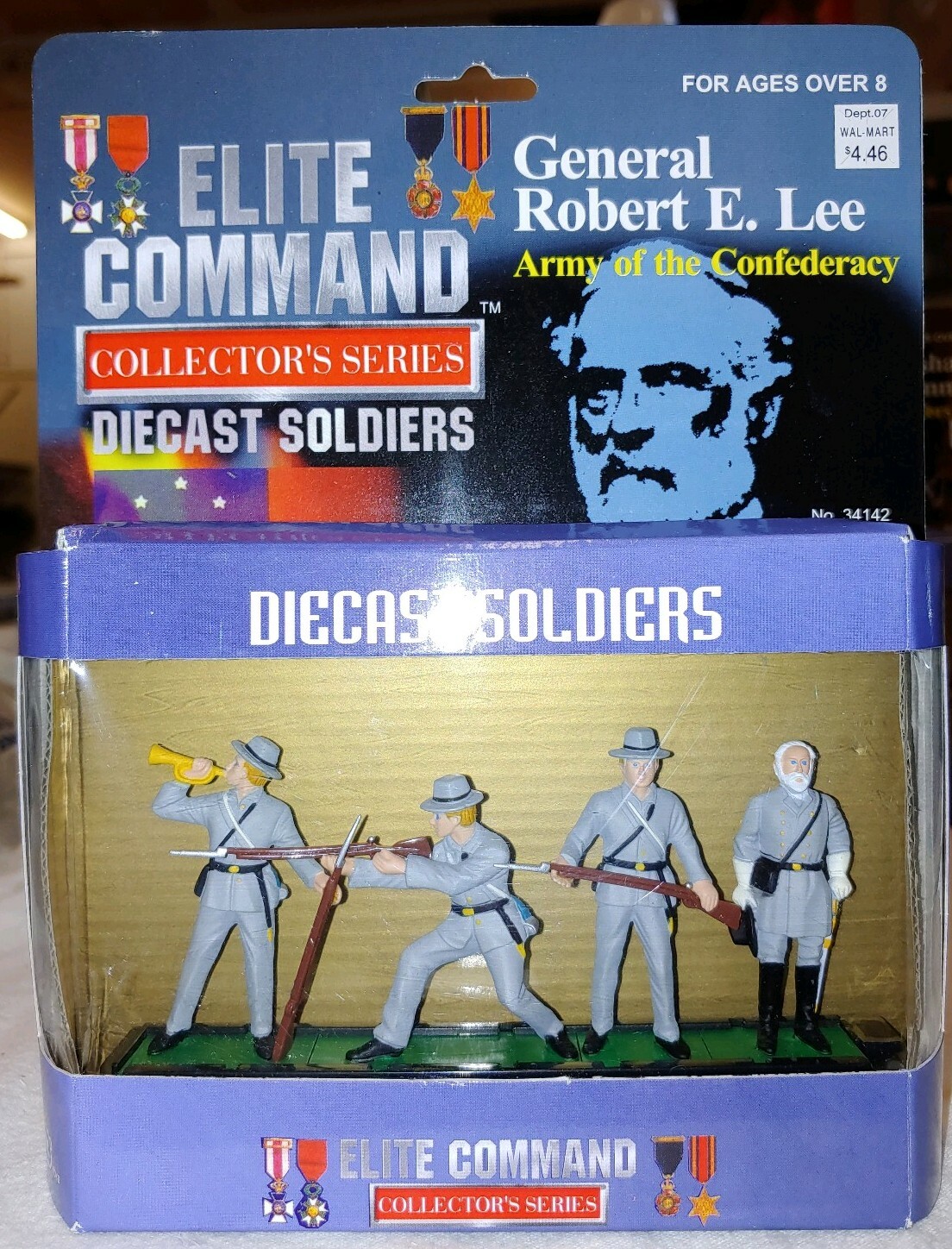 ELITE COMMAND, DIECAST ARMY, ROBERT E. LEE, W/Soldiers. Confederacy 🌟 ...