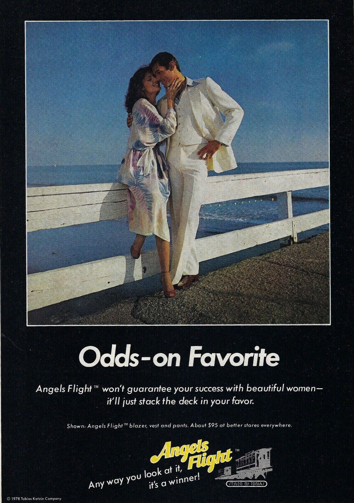 Vintage Mid 1970s 'Angel Flight' Gray Suit Jacket and… - Gem