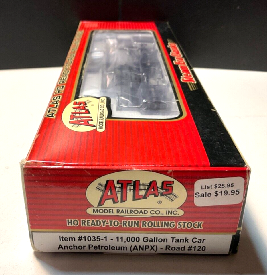Atlas Model HO Scale 1035-1 Anchor Petroleum (ANPX) 11,000 Gallon Tank ...