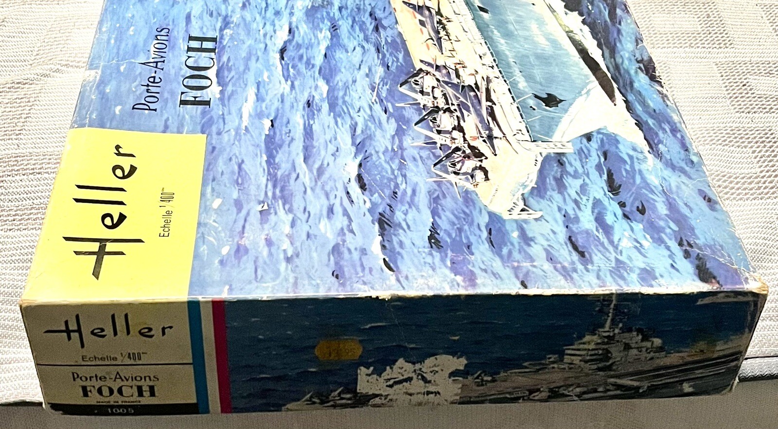 ️ HELLER Vintage 1961 Porte-Avions FOCH Aircraft Carrier (Open Box) Kit ...