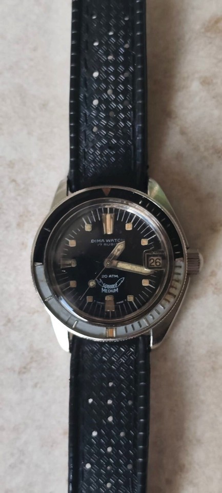 Diver SQUALE Medium dima watch - orologio automatico vintage uomo | eBay