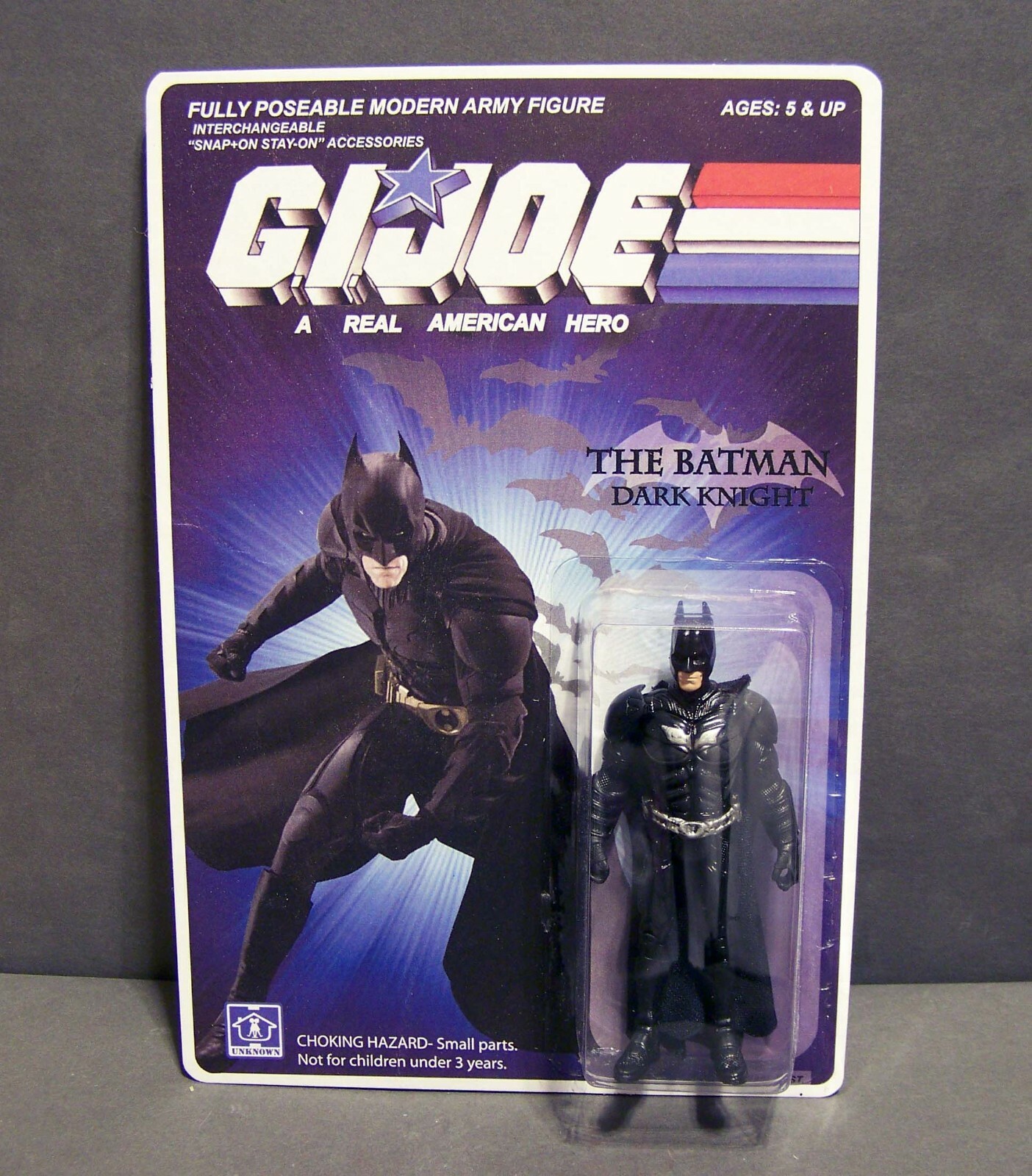 Custom GI Joe figure and package of Bruce Wayne BATMAN dark knight | eBay