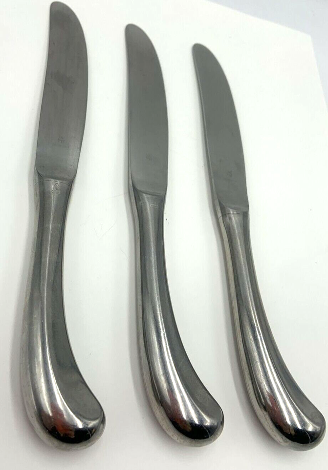 WMF Germany Marlow Stainless Dinner Knife Flatware Lot of 3 | eBay