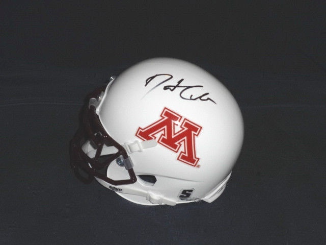 DAVID COBB SIGNED MINNESOTA GOLDEN GOPHERS MINI HELMET 2 | eBay