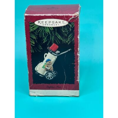 Hallmark Gopher Fun Golf Bag Christmas Ornament Holiday Decoration ...