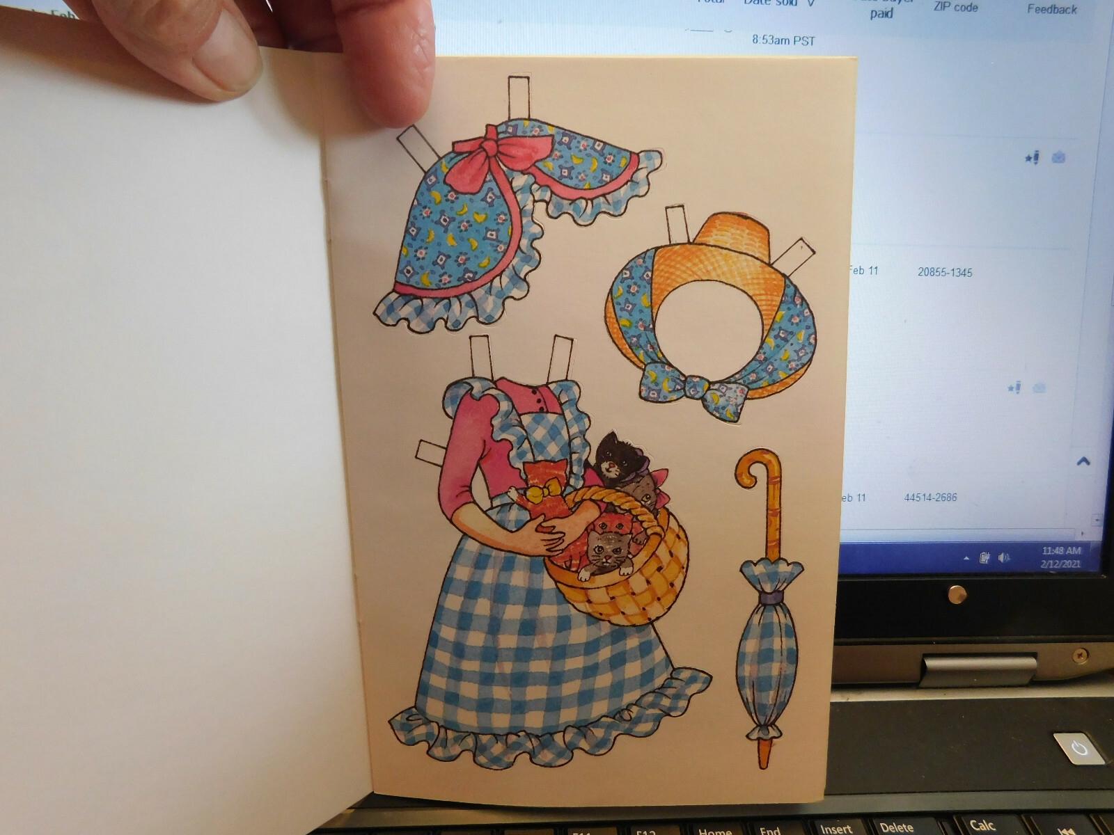 Vtg Copenhagen Carlsen Paper Doll Book Denmark Susanna Hartmann Uncut ...