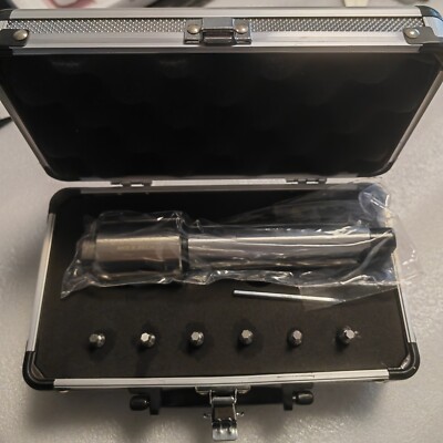 Rotary Hexagon Hole Broach Tool Kit CX08P4 + Morse #4 Holder 6PCS ...