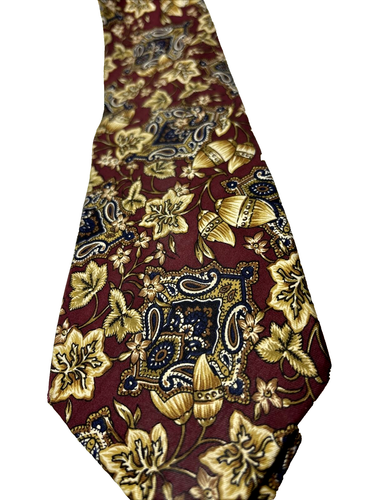Austin Reed 100% Italian Silk Tie Made In U.S.A. Burgundy, Navy, Beige ...