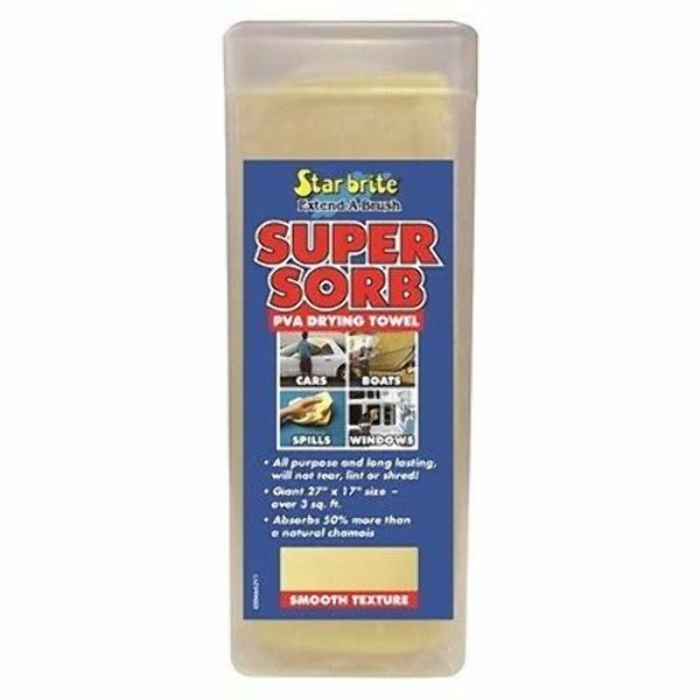 Star Brite 040046 SuperSorb Smooth Synthetic PVA Wipe 27"x17" Boat ...