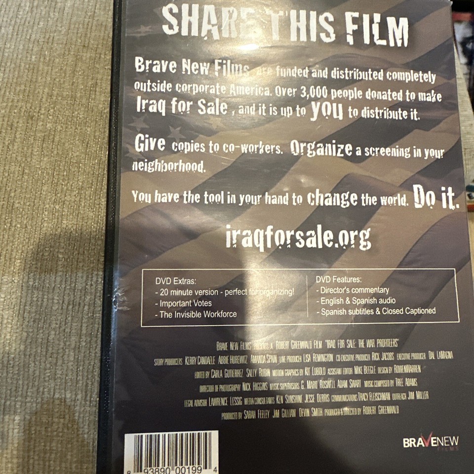 Iraq for Sale: The War Profiteers - DVD | eBay