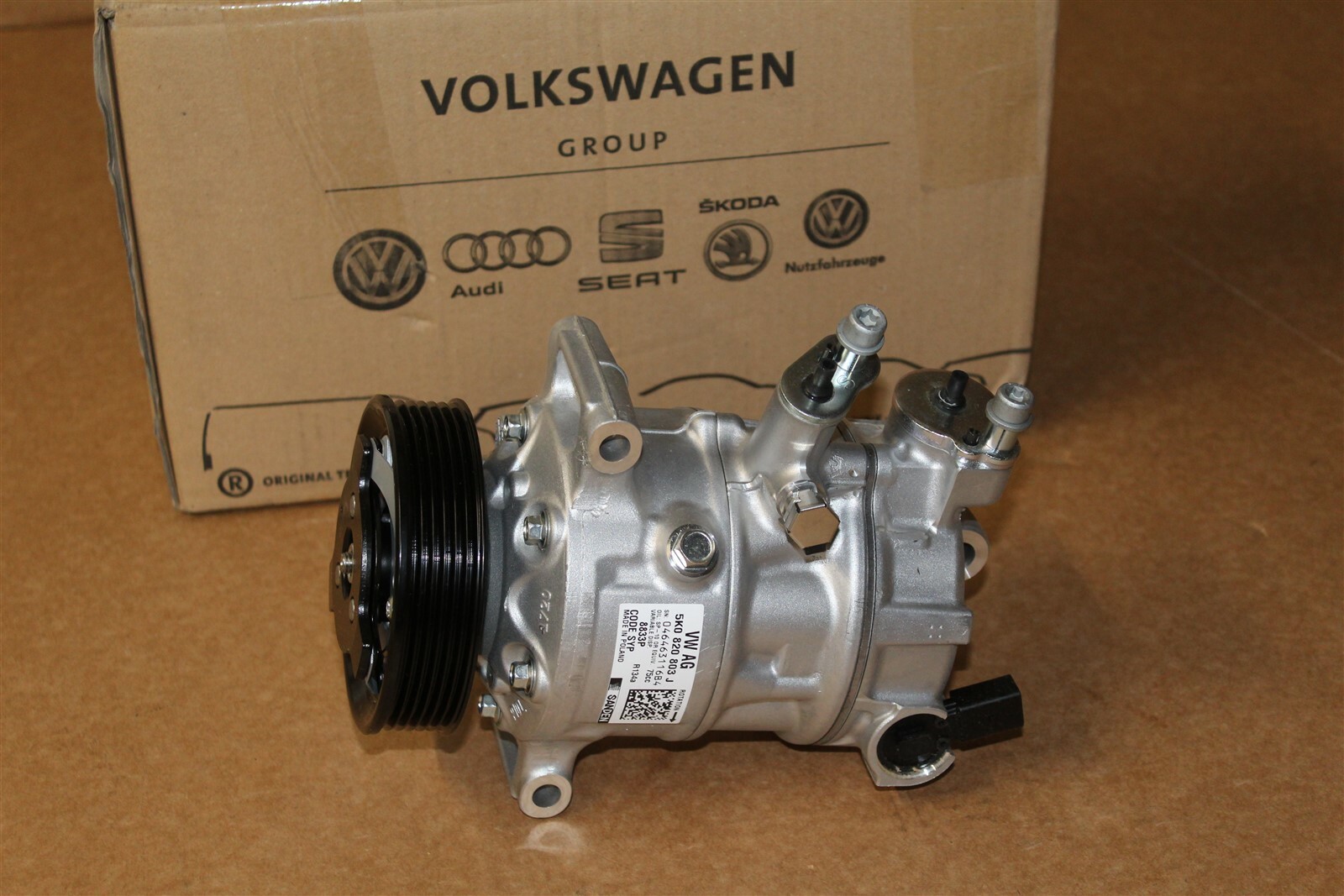 VW Golf Mk6 Audi Q3 A/C Compressor (Sanden) Check FIRST 5K0820803J New ...